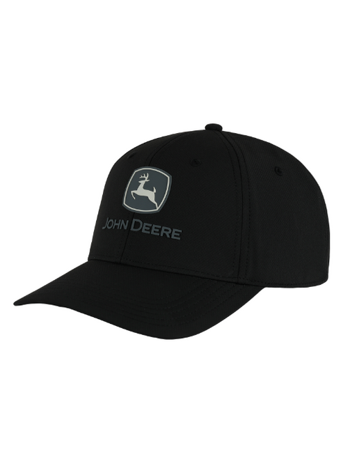 John Deere Black Ultimate Fit Aerosphere Tech Fabric Cap – Ahead USA Shop